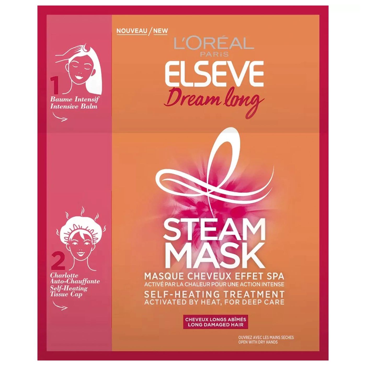 Loreal Elvive Dream Long Steam Hair Mask 10 Tab | Kulud Pharmacy