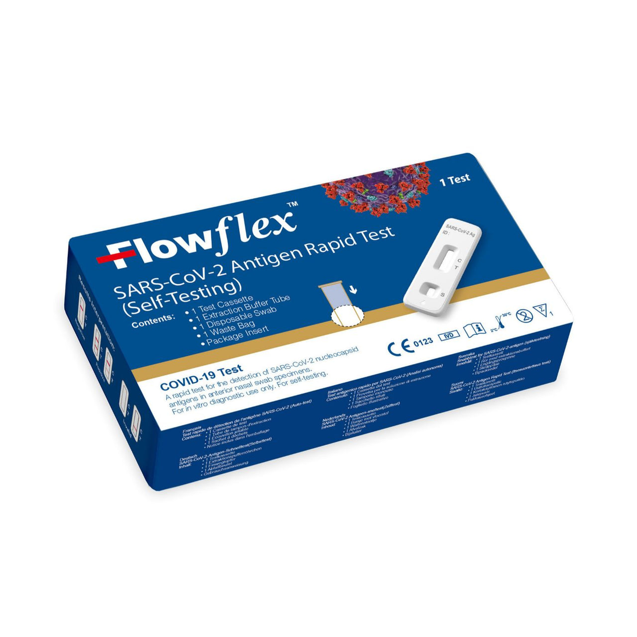 Flowflex Sars Covid 2 Antigen Rapid Test Kit 1 PA | Kulud Pharmacy