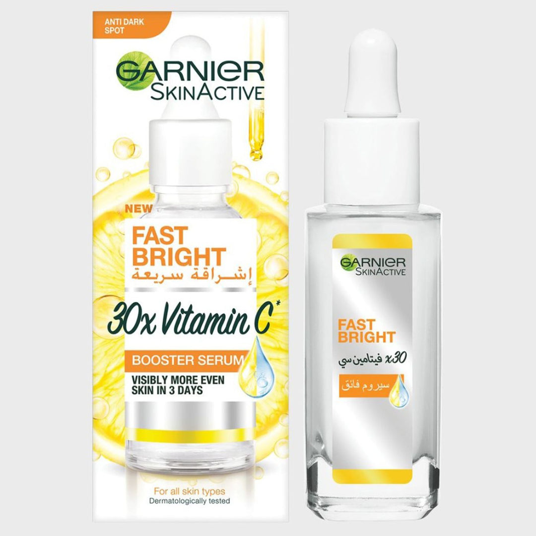 Garnier Skin Active Fast Bright Booster Serum 30 ML | Kulud Pharmacy