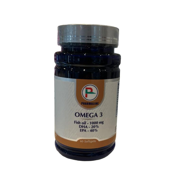 Pharma Line Omega 3 1000 Mg Softgels 60S Soft Gelattin Capsule 1000 Mg ...