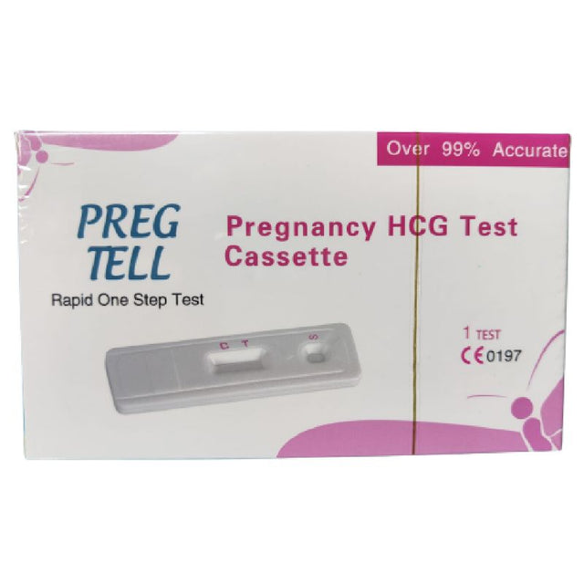 Preg Tell Hcg Pregnancy Test Cassette 1T Device 1 PC | Kulud Pharmacy