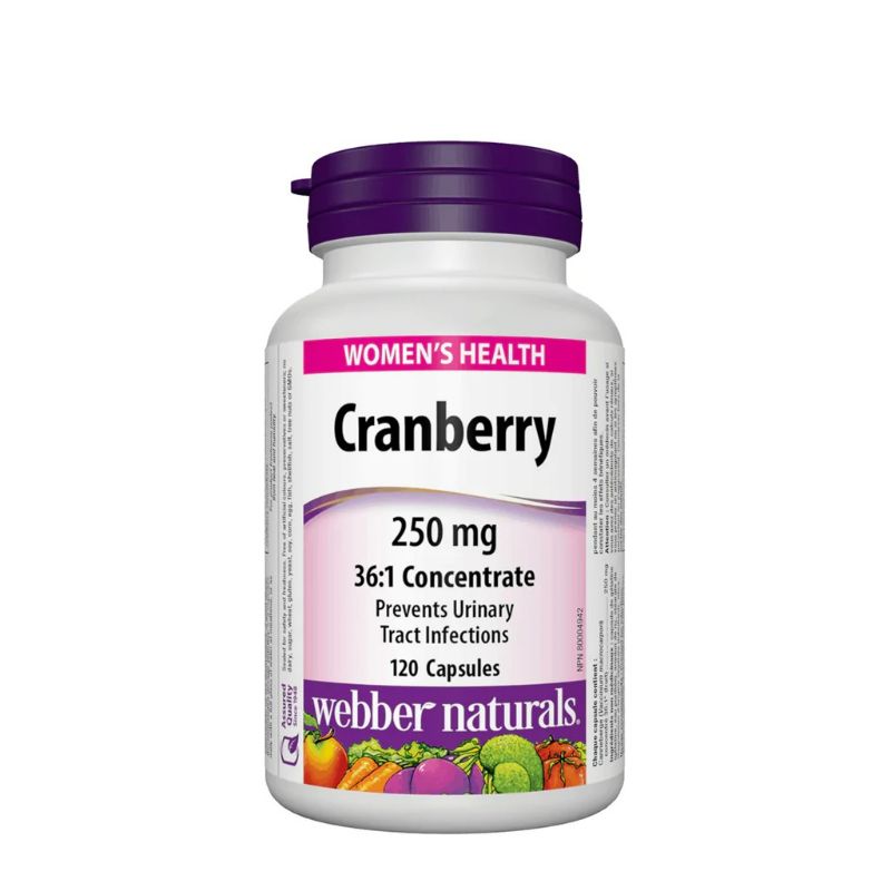 Webber Naturals Cranberry Capsule 250 Mg 120 CAP | Kulud Pharmacy