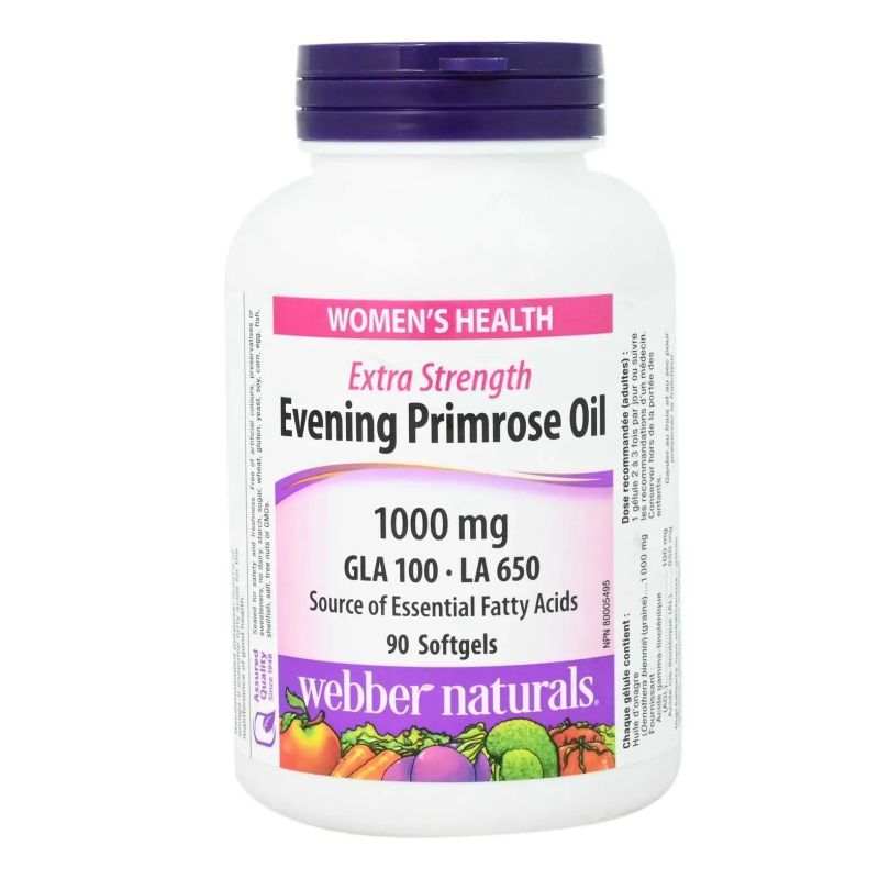 Webber Naturals Evening Primrose Oil Capsule 1000 Mg 90 CAP | Kulud ...