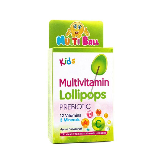 Multiball Kids Multivitamin Lollipops 7'S 7PC | Kulud Pharmacy