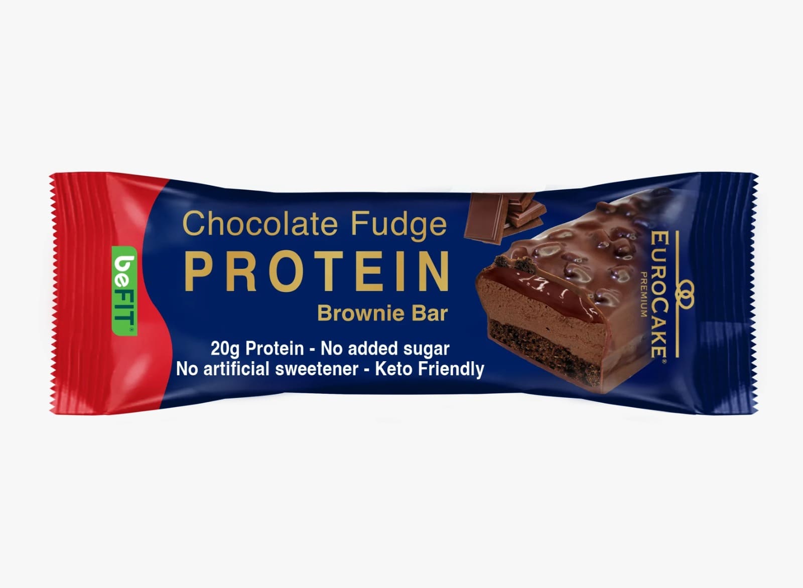 Eurocake Protein Cake Bar Chocolate Fudge 65g | Kulud Pharmacy