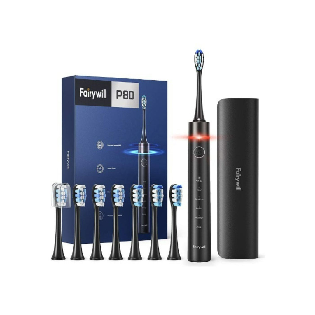 Fairywill Electric Tooth Brush Black P80 | Kulud Pharmacy
