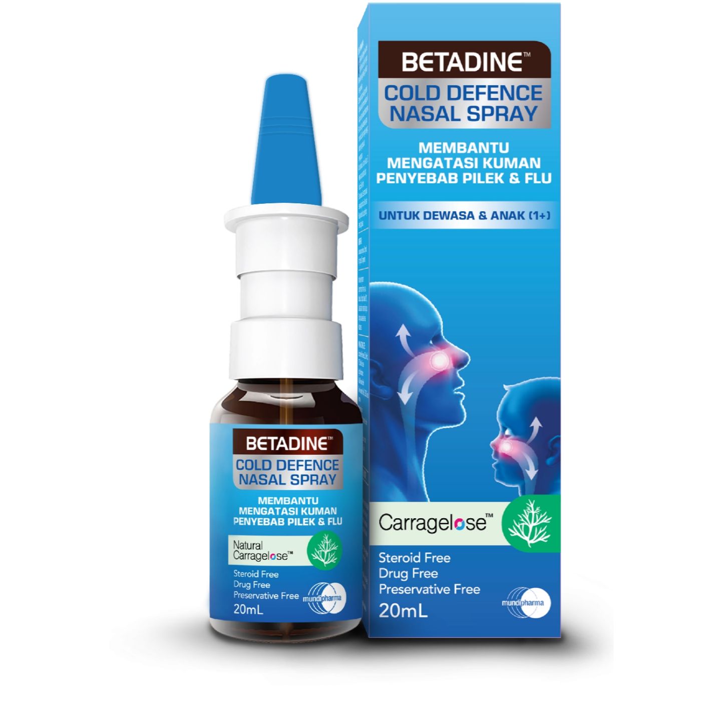 Betadine Cold Defence Nasal Spray 20Ml 20ML | Kulud Pharmacy