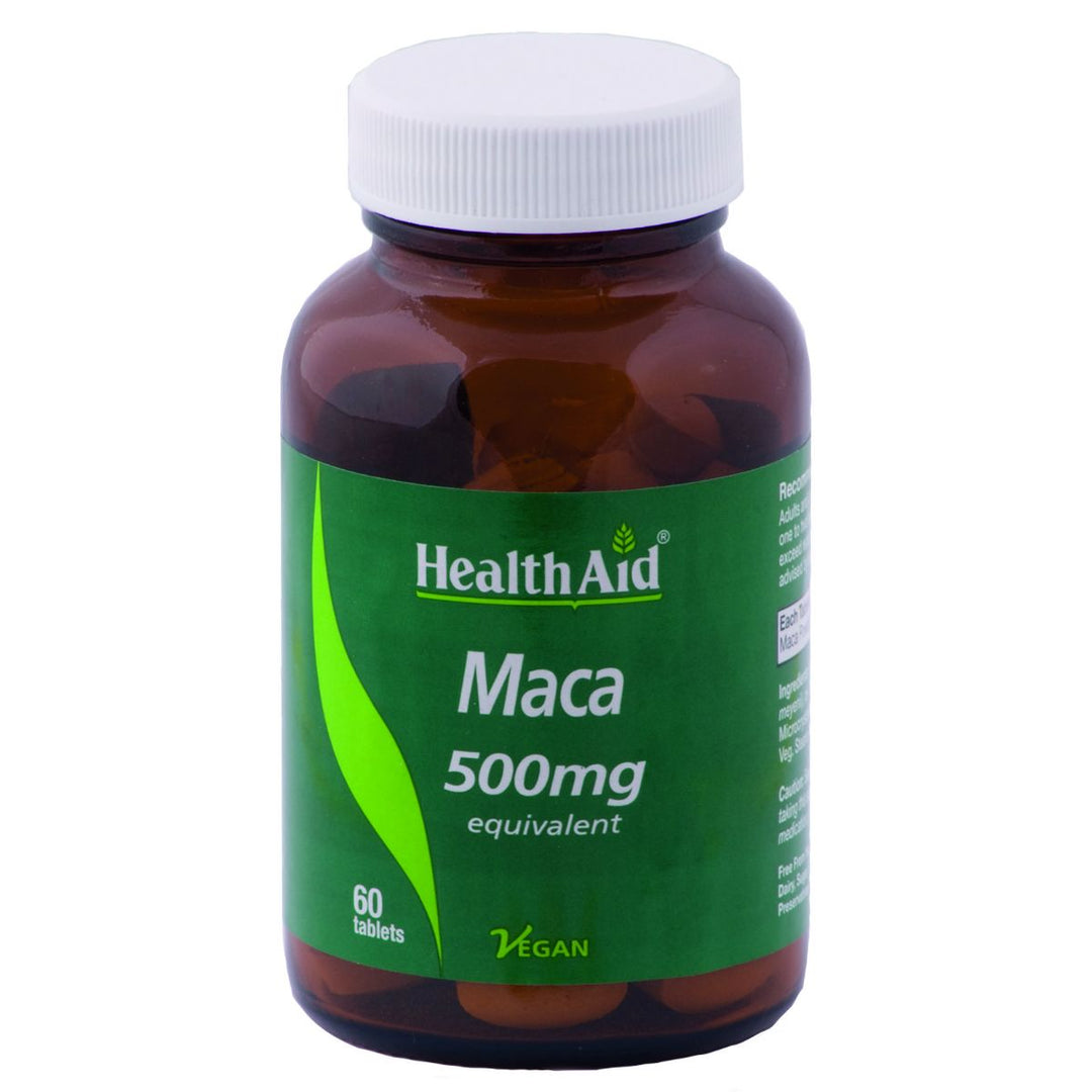 Health Aid Maca 500 Mg Vegan Tab 60`S 60TAB | Kulud Pharmacy