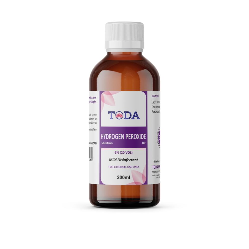 Toda Hydrogen Peroxide 6% 200ML | Kulud Pharmacy