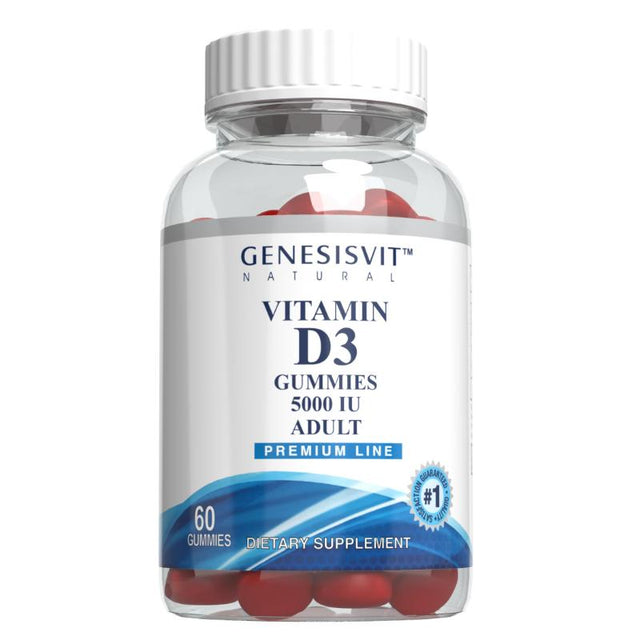 Genesisvit Vitamin D3 Gummies 5000 Iu Adult 60PC | Kulud Pharmacy