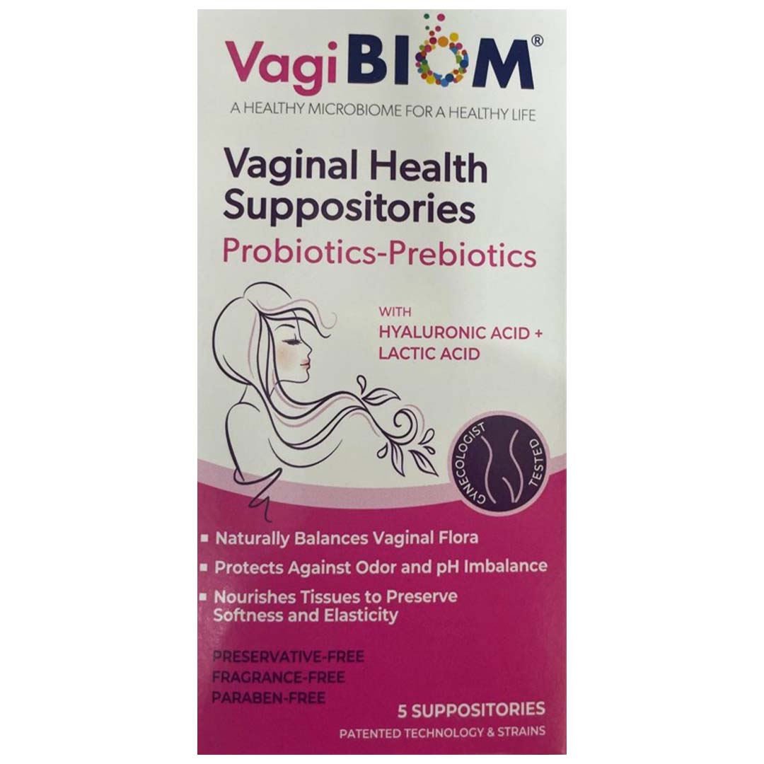 Vagibiom Lactic Acid + Probiotics Vag. Supp 5'S | Kulud Pharmacy
