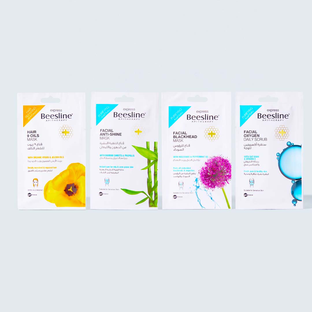 Beesline Oily Skin Routine Mask +Hair 9 Oil Free | Kulud Pharmacy
