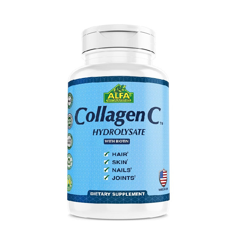 Alfa Collagen Hydrolysate With Vit C Cap 120'S | Kulud Pharmacy