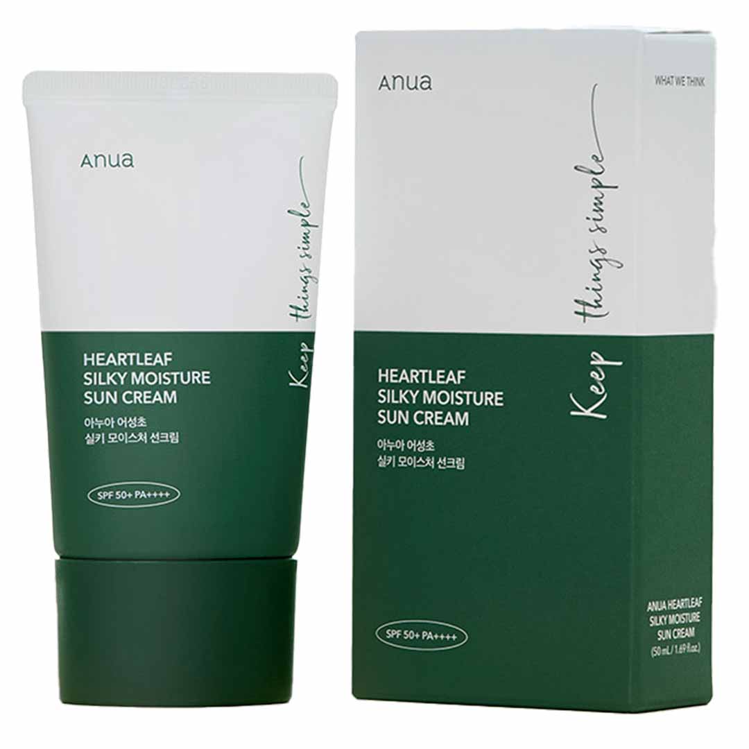 Anua Heartleaf Silky Moisture Sun Cream 50Ml | Kulud Pharmacy