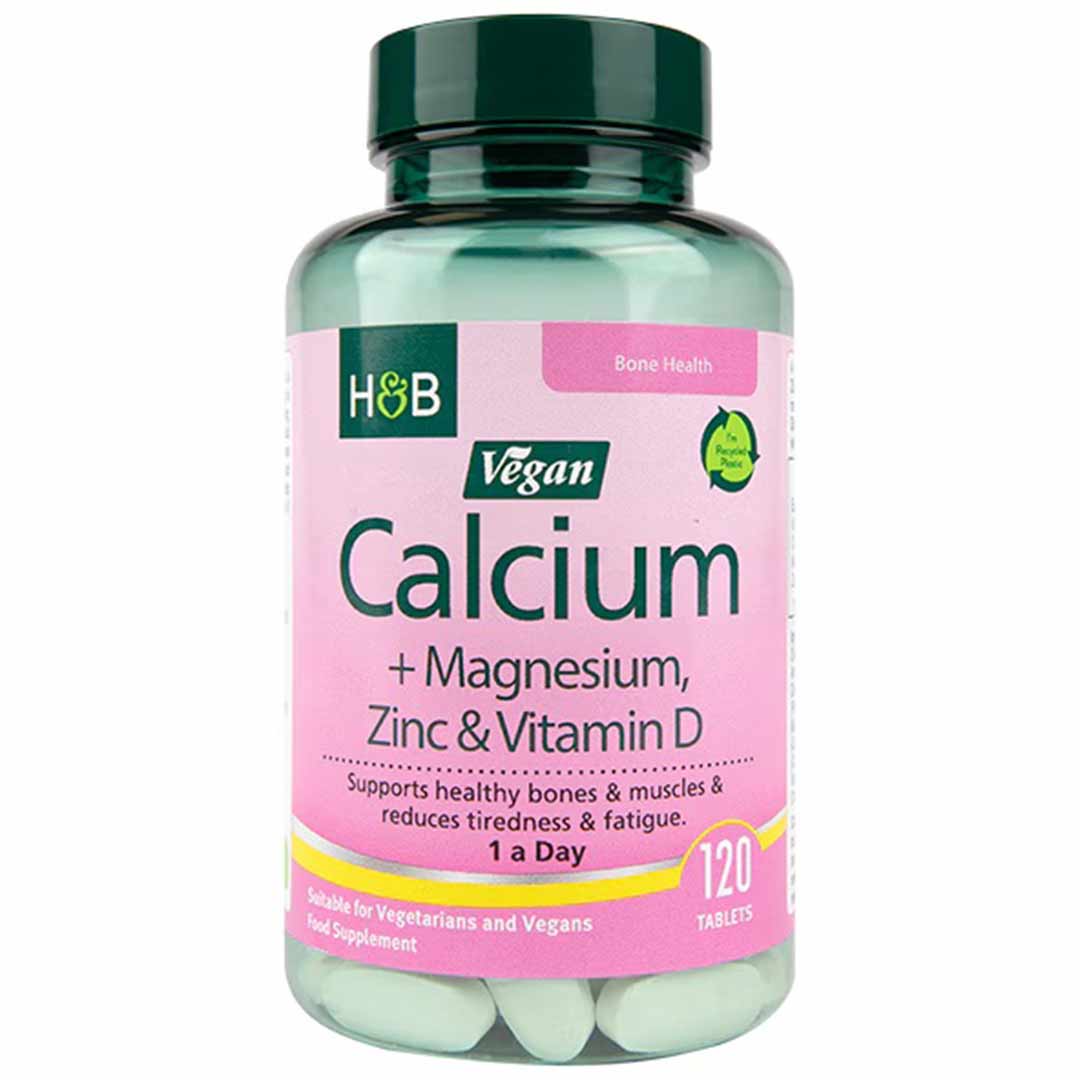 Holland & Barrett Vegan Calcium,Magnesium,Zinc &Vitamin D Tab 120`S ...