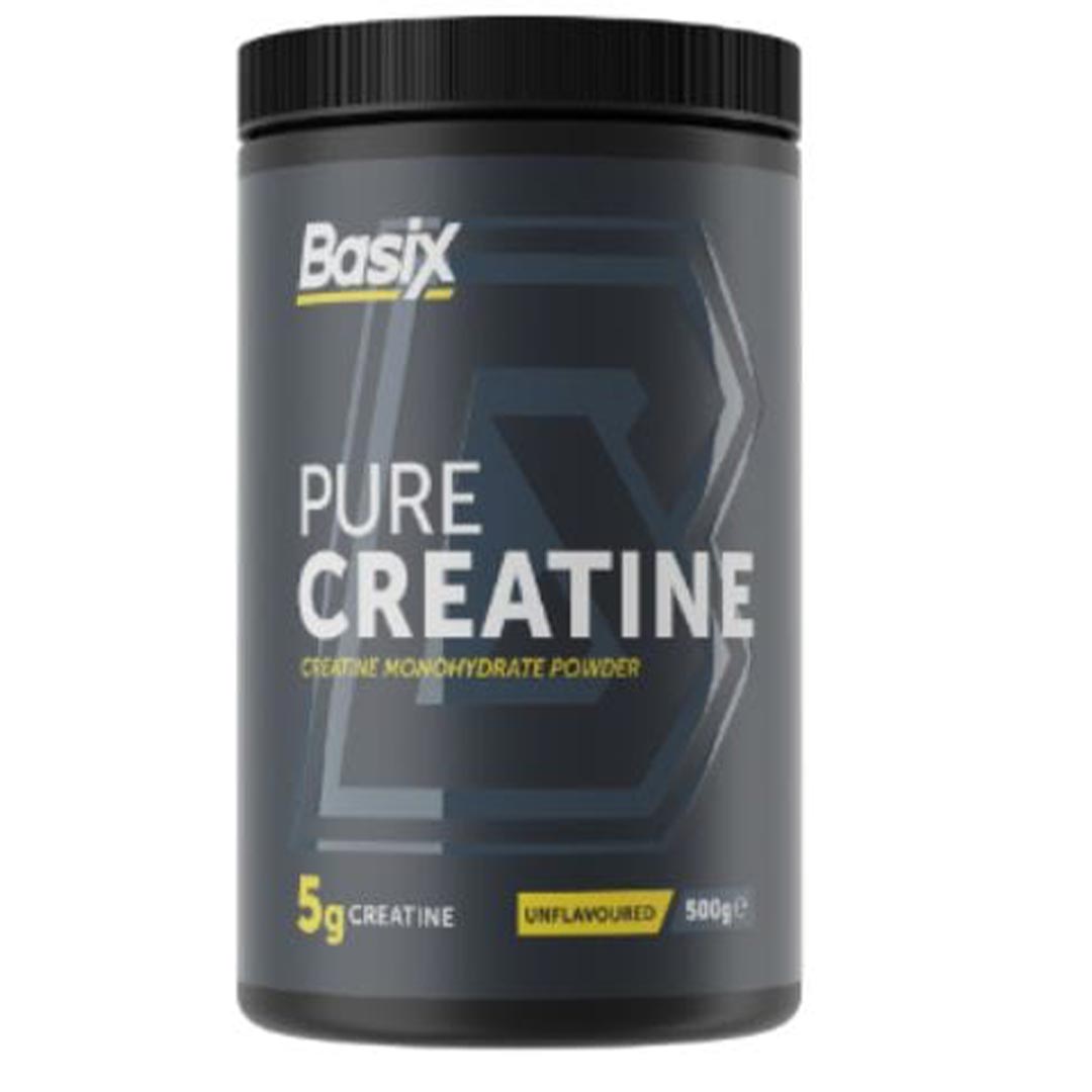 Basix Pure Creatine Unflovoured 500Gm | Kulud Pharmacy