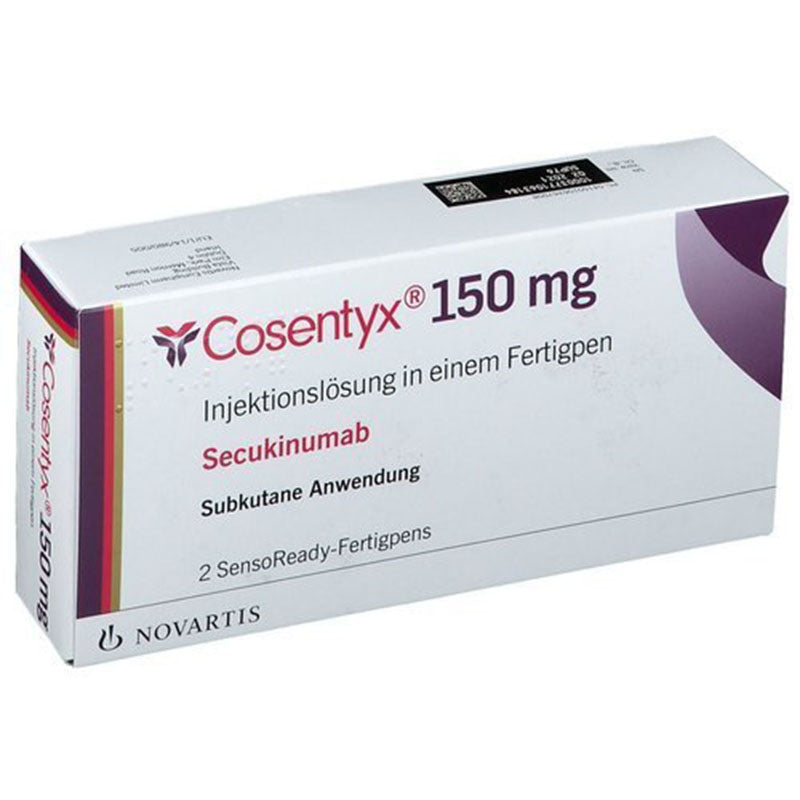 Cosentyx 150 mg/mL Solution for Injection in Prefilled Pen – 2 pens ...