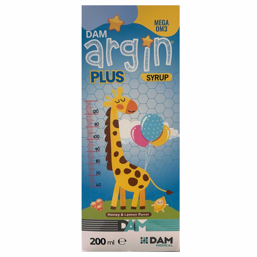 Dam Argin Plus Syrup 200Ml | Kulud Pharmacy