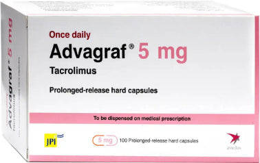 Advagraf 5 mg Prolonged Release Cap 100’s | Kulud Pharmacy