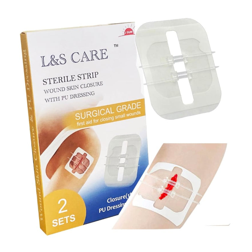 L&S Care Sterile Wound Closer Strips 2's | Kulud Pharmacy