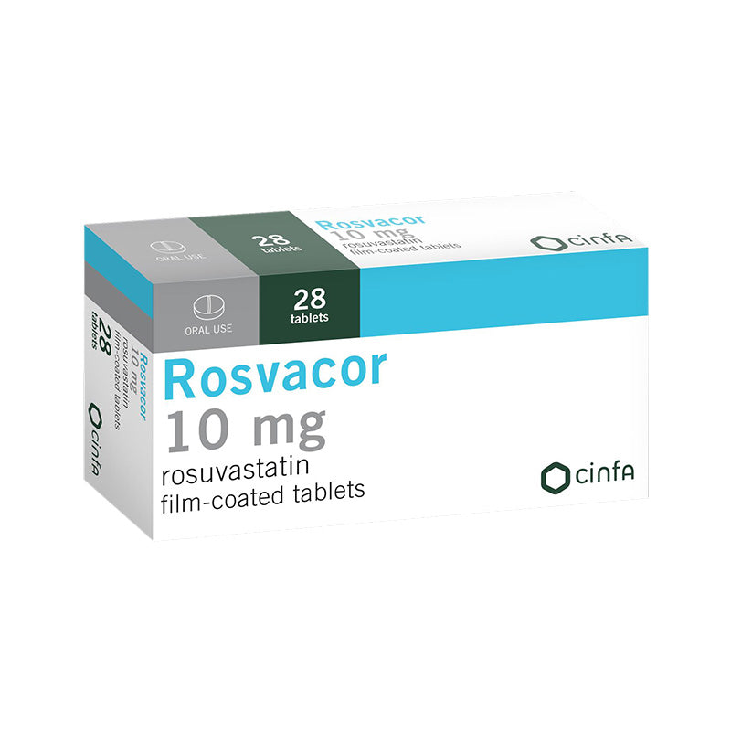 Rosvacor 10Mg Film- Coated Tab 28'S | Kulud Pharmacy