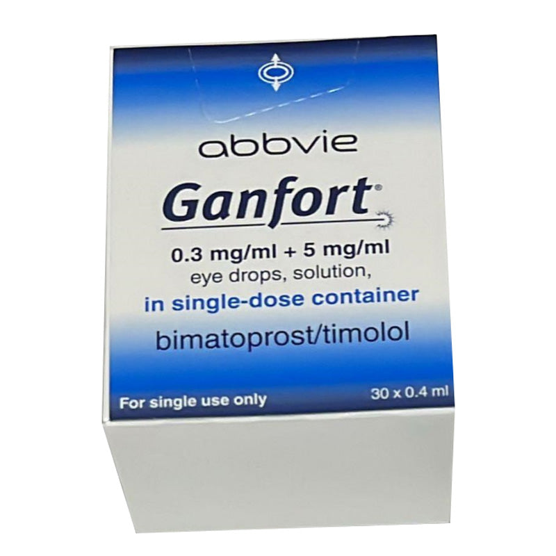 Ganfort 0.3ml+5ml Eye Drops Solution 0.4ml x 30's | Kulud Pharmacy