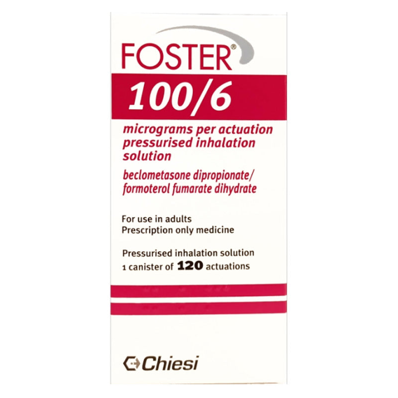 Foster 100/6 MCG Inhalation Solution 120 Doses | Kulud Pharmacy