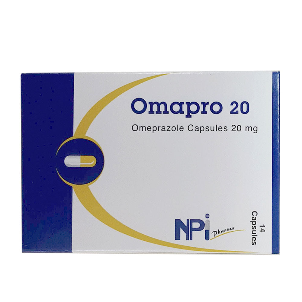 Omapro 20 mg Capsules 14's | Kulud Pharmacy