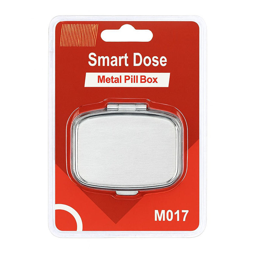 Smart Dose Square Metal Pill Box | Kulud Pharmacy