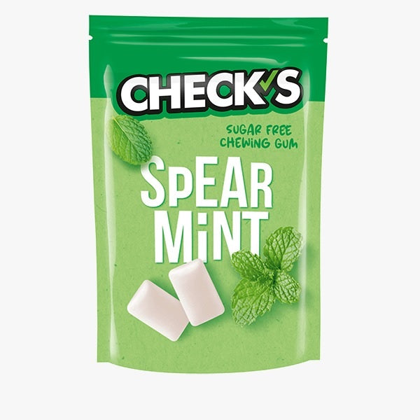 Check's Chewing Gum Spear Mint Mini Doypack 21G | Kulud Pharmacy