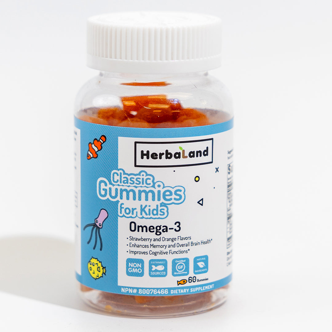 Herbaland Classic For Kids Omega 3 Gummy 50 Mg 60 PC | Kulud Pharmacy