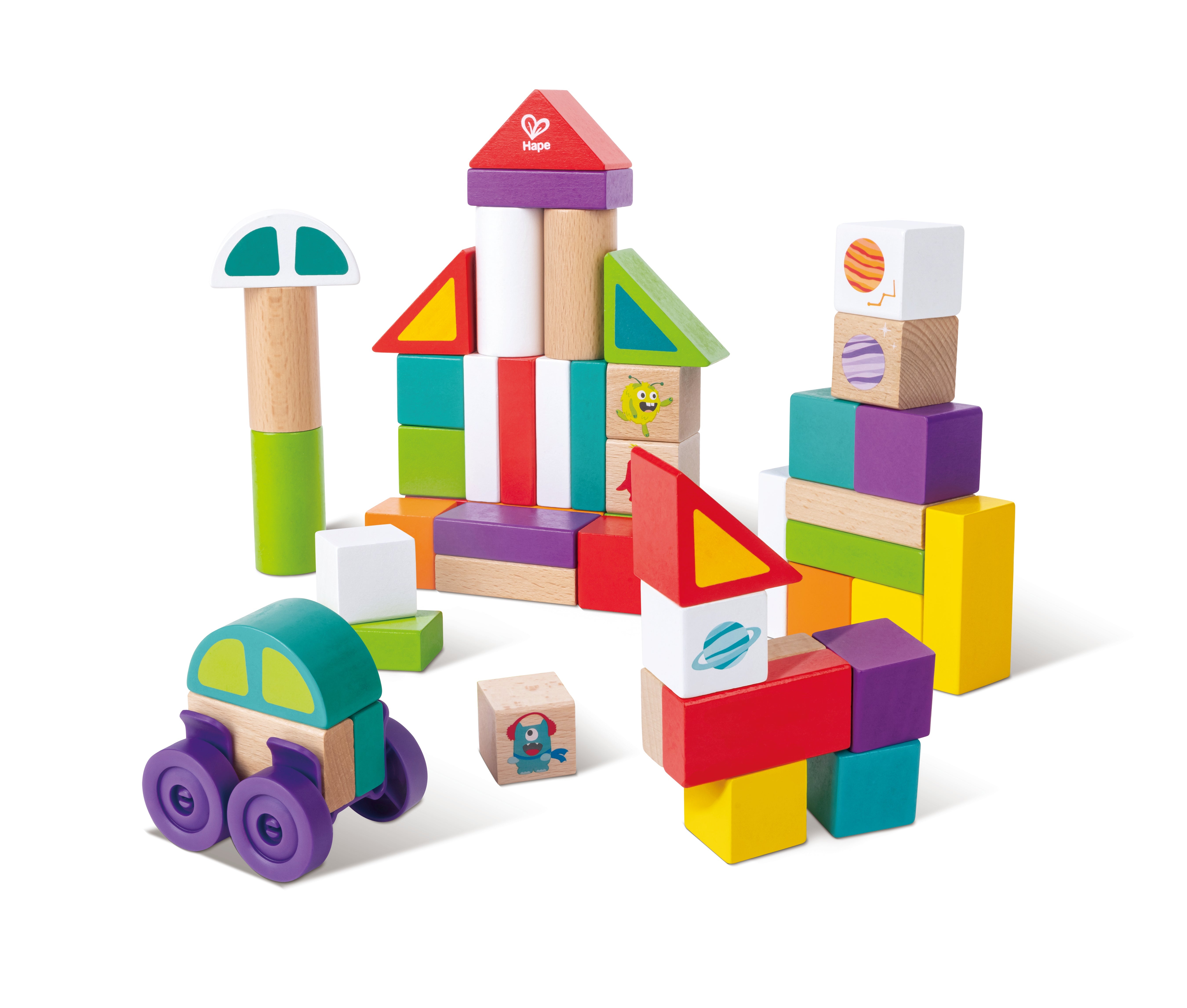 Hape Space Monster Stacking Blocks | Kulud Pharmacy