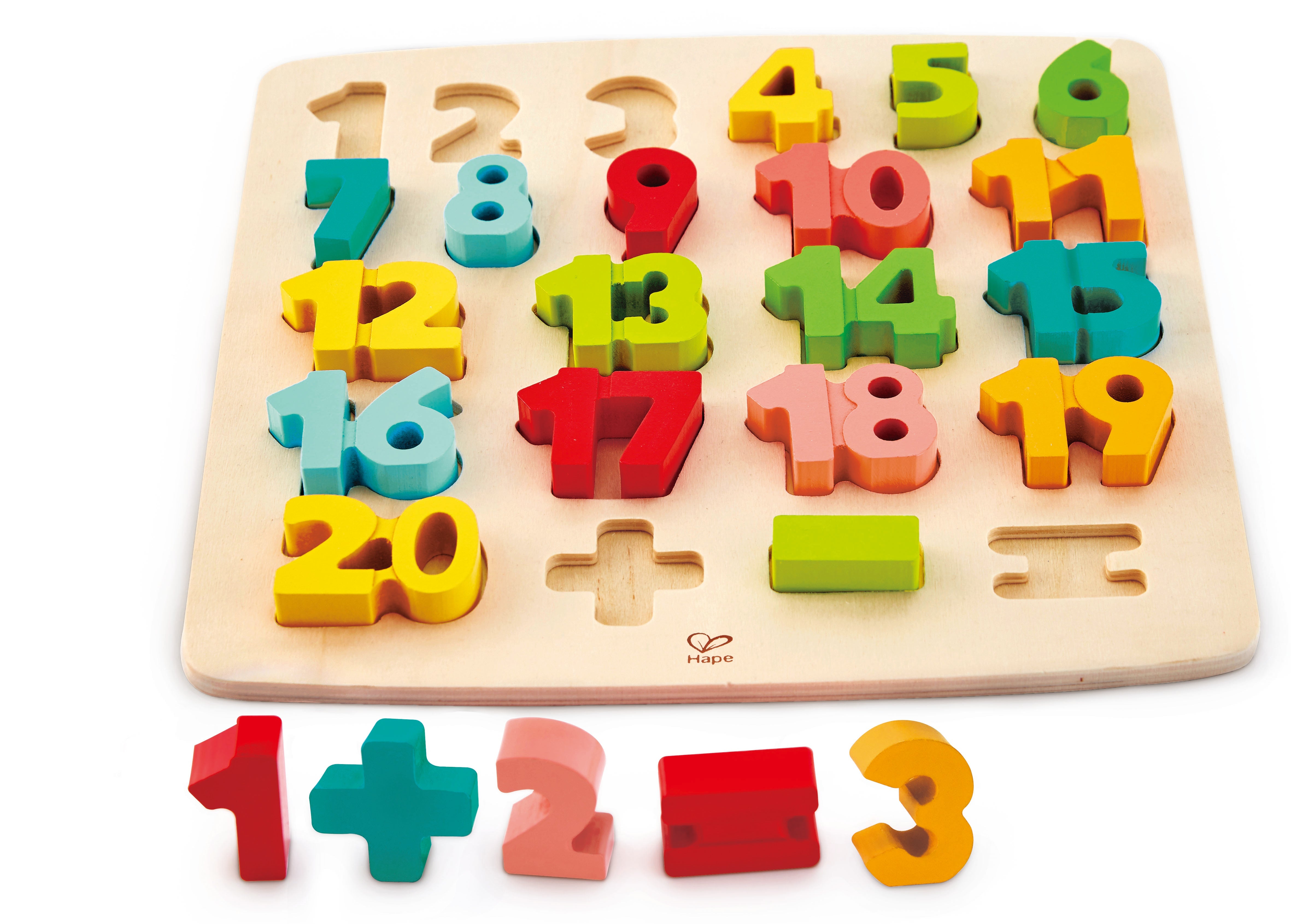 Hape - Chunky Number Math Puzzle | Kulud Pharmacy