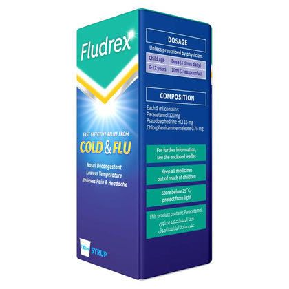 Fludrex Syrup 120Ml Syrup 120 ML | Kulud Pharmacy