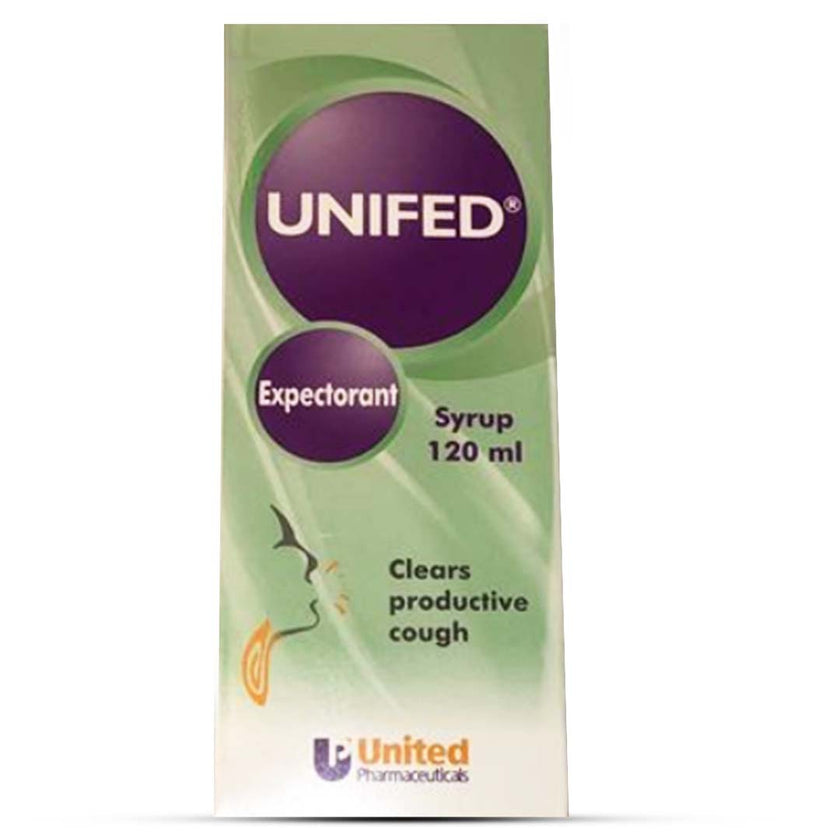 Unifed Expectorant Syrup 120 ML | Kulud Pharmacy