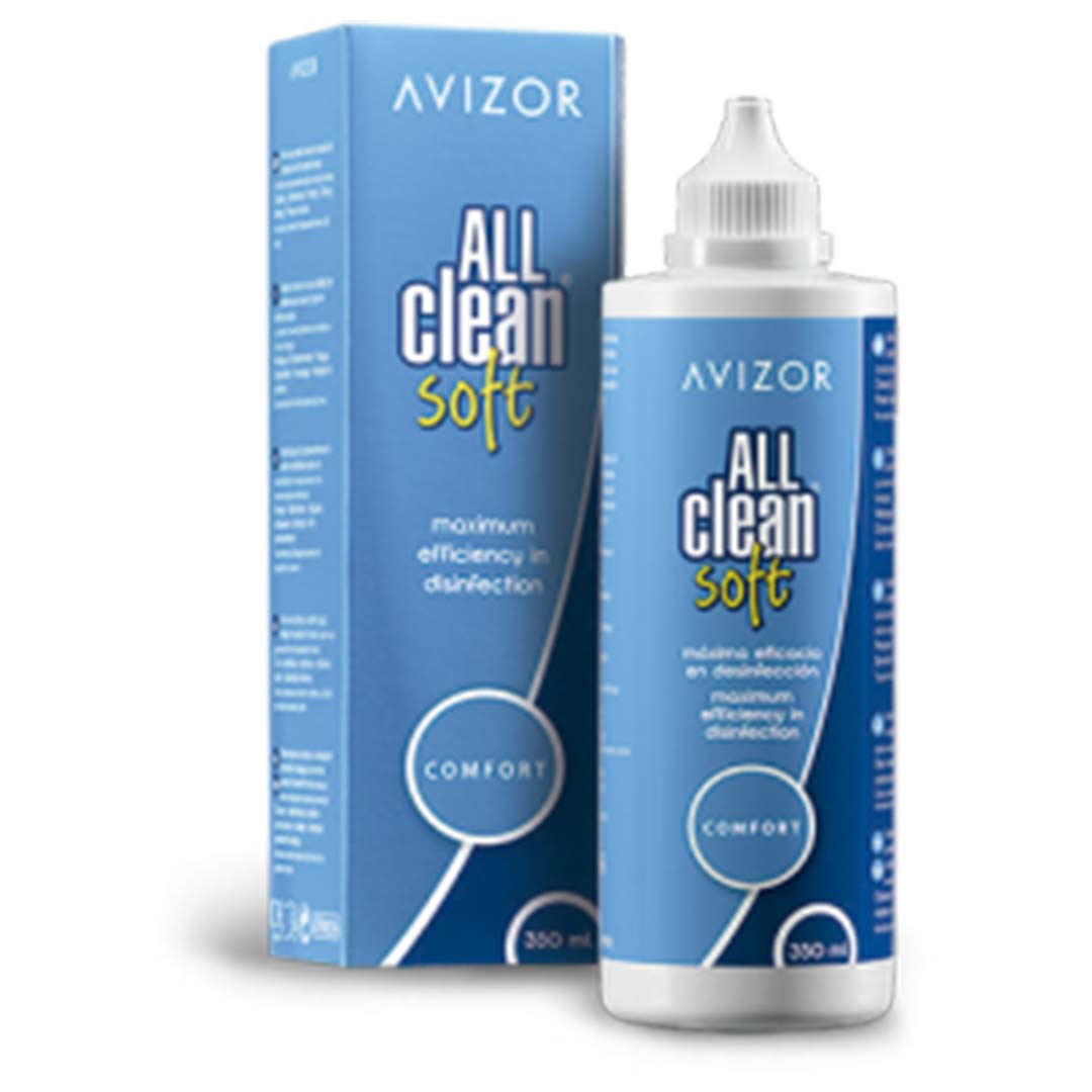 Avizor All Clean Contact Lens Soft Solution 350 ML | Kulud Pharmacy